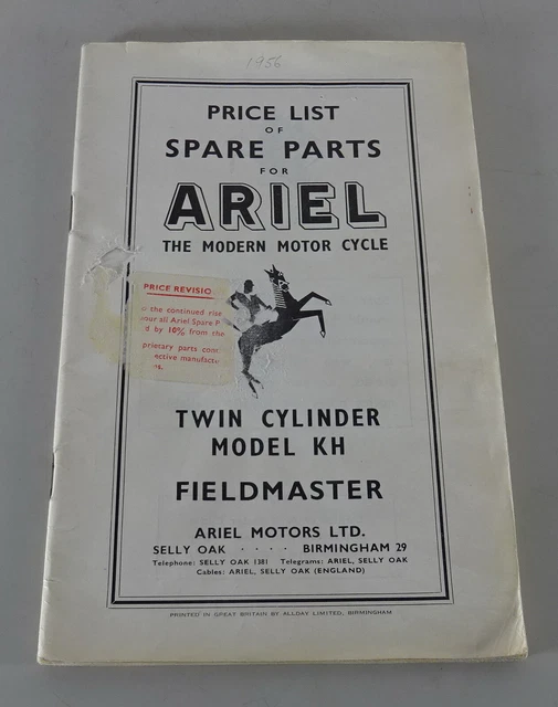 Ariel Parts List FOR SALE! - PicClick UK