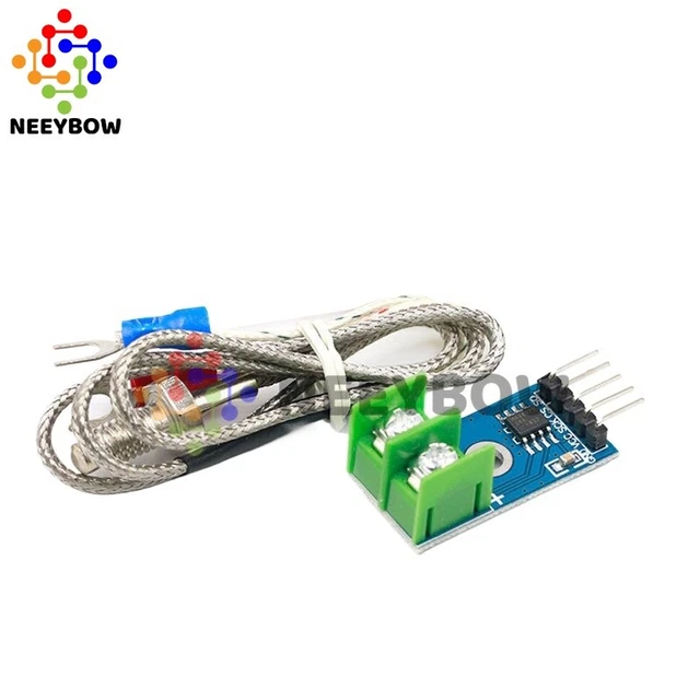 MAX6675 MODULE + K Type Thermocouple Temperature Sensor for Arduino $2. ...