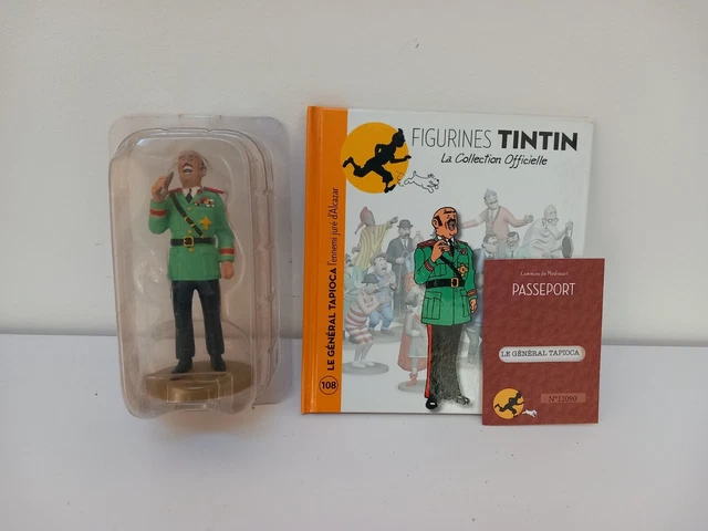 FIGURINE TINTIN - Collection Officielle - Le General Tapioca - 108 EUR ...