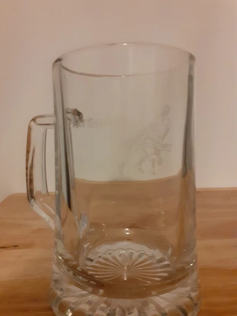 RARE OLD ARSENAL pint Tankyard White engaged football seen and arsenal ...