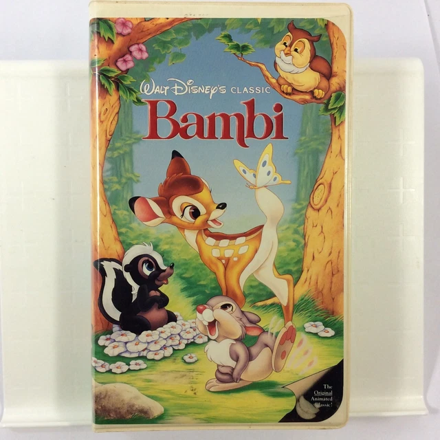 WALT DISNEYS BAMBI Black Diamond The Classics 1942 1997 VHS $134.03 ...