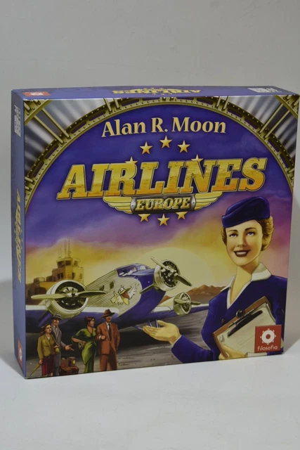 AIRLINES EUROPE EDITION Filosofia jeu de société Alan R. Moon Avion ...