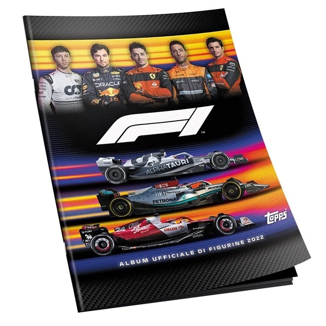TOPPS FORMULA 1 F1 2022 album vuoto + 154 figurine da attaccare ...