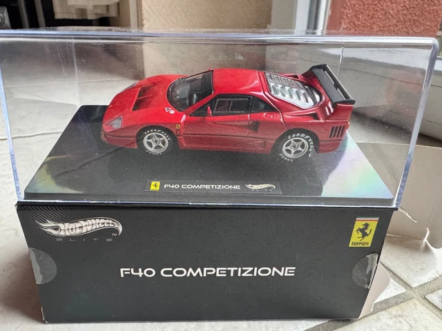 HOT WHEELS ELITE Ferrari F40 Competizione Rouge 1:43 EUR 69,95 - PicClick FR