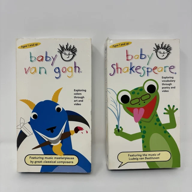 BABY EINSTEIN SERIES VHS: Baby Van Gogh And Baby Shakespeare VTG $30.77 ...