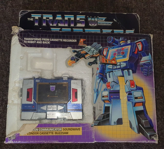 VINTAGE HASBRO TAKARA Transformers G1 Soundwave With Original Box £69. ...