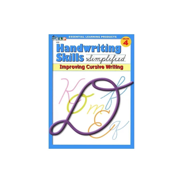 HANDWRITING SKILLS SIMPLIFIED: Improving Cursive Writing, Grade 4 $9.64 ...