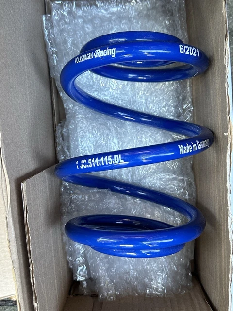 VW GOLF MK4 R32 Rear Spring Volkswagen Racing Suspension OEM. Obsolete ...