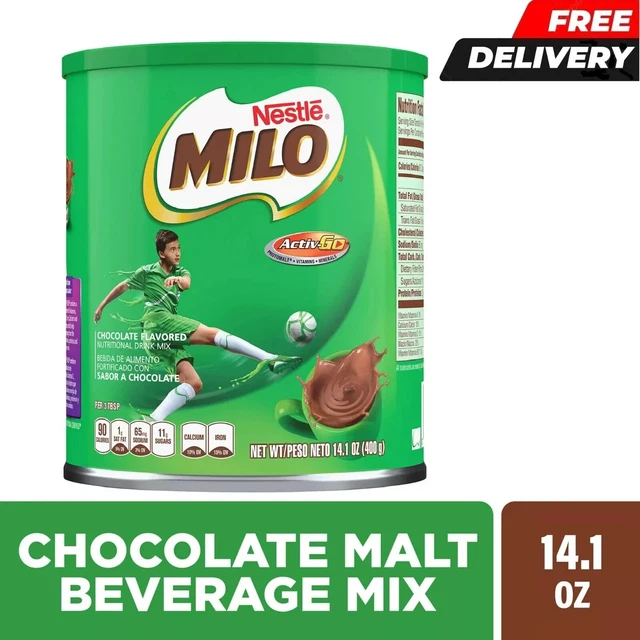 NESTLE MILO ACTIV-GO Chocolate Malt Powder Drink Mix 14.1 oz £11.04 ...