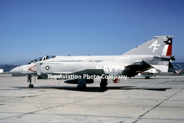 US NAVY VF-202 McDonnell F-4N Phantom 152269/AF-212 (1979) Photograph £ ...
