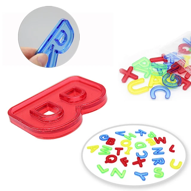 5CM TRANSPARENT LETTERS 26 Pieces Of Recognition Teaching Aids ...