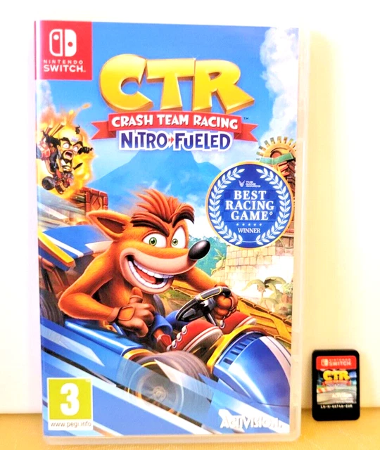 CTR CRASH TEAM Racing Nitro Fueled Nintendo Switch Bandicoot Kart Game ...