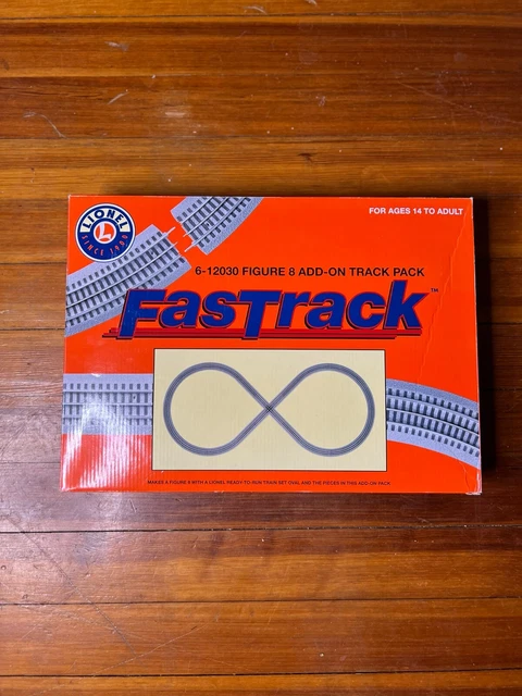 LIONEL FASTRACK ELECTRIC O Gauge Model Train Figure 8 Track Add-On Pack ...