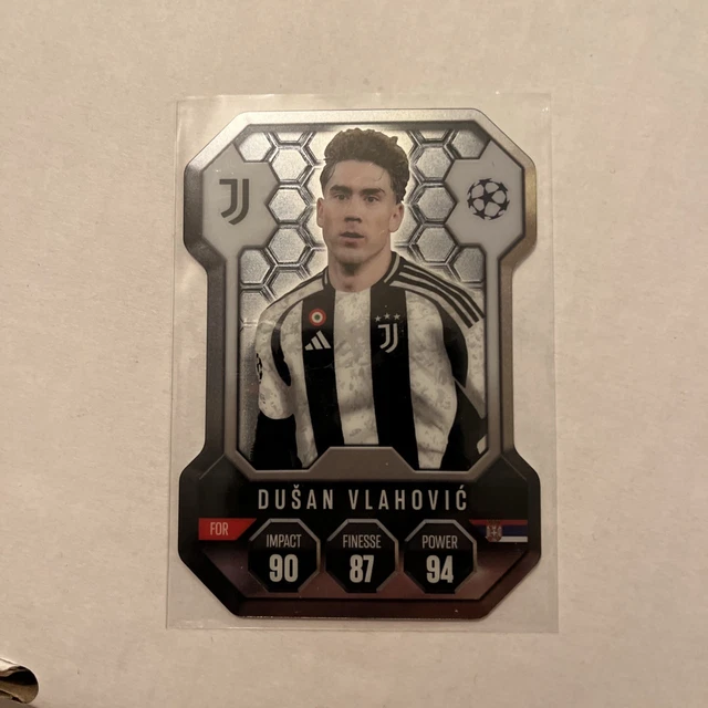 TOPPS MATCH ATTAX CL 2024/2025 - Dusan Vlahovic Chrome Shield SH15 ...