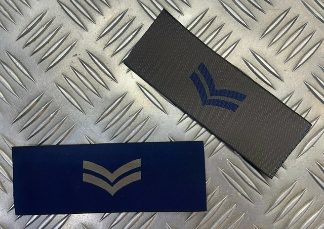 ROYAL AIR FORCE Corporal Rank Slides Unsown Genuine British RAF x 1 ...