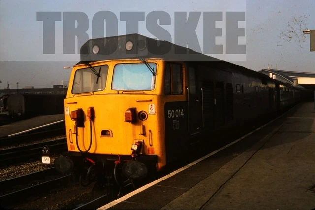 35MM SLIDE BR British Railways Diesel Loco Class 50 50014 1981 Original ...