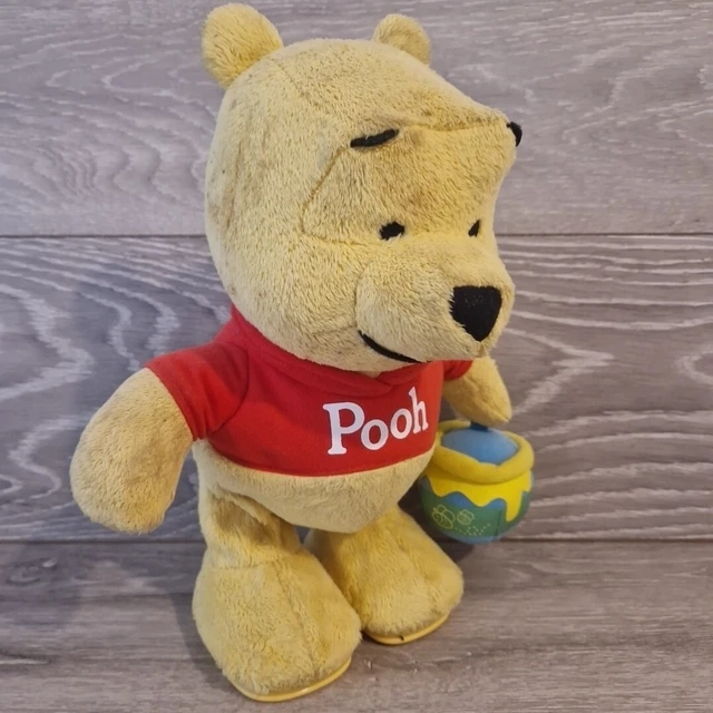 WINNIE THE POOH Love To Walk Talking Moving Soft Toy - Fisher Price £17 ...