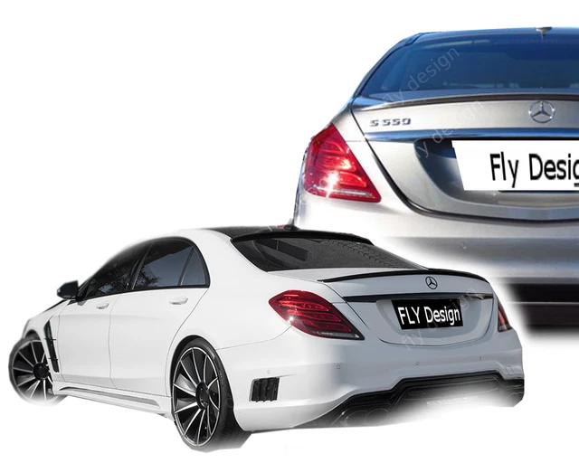 MERCEDES CLASSE S W222 Spoiler Lèvre ABS AMG S500 S300 non-Peint Lèvre ...