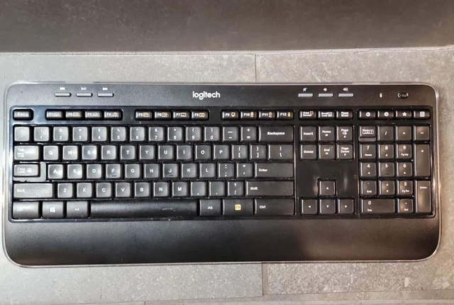 LOGITECH K520 WIRELESS Keyboard With Unifying Receiver Dongle! $21.97 ...