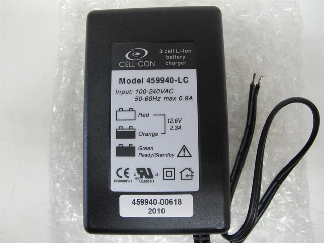 CELL-CON 459940-LC LITHIUM Ion Li-Ion Battery Charger 12.6V 2.3A $20.40 ...