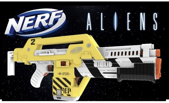 NERF ALIENS LMTD Aliens M41A Pulse Rifle Blaster Dart Gun Replica New ...