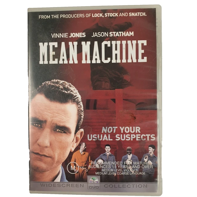 MEAN MACHINE DVD, 2001, PAL Region 4, Dark Comedy, Prison Drama, Crime ...
