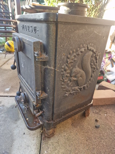 MORSO SQUIRREL 1410 Stove 5KW Multi-Fuel Coal and Wood Burning £496.30 ...