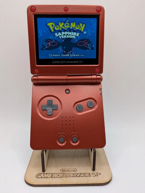 GBA GAMEBOY ADVANCE SP Laminated IPS v5 LCD Brightness Backlight USB-C £134.99 - PicClick UK