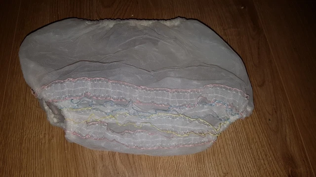 VINTAGE FRILLY PLASTIC pants large made by splendor plastic lined nylon ...