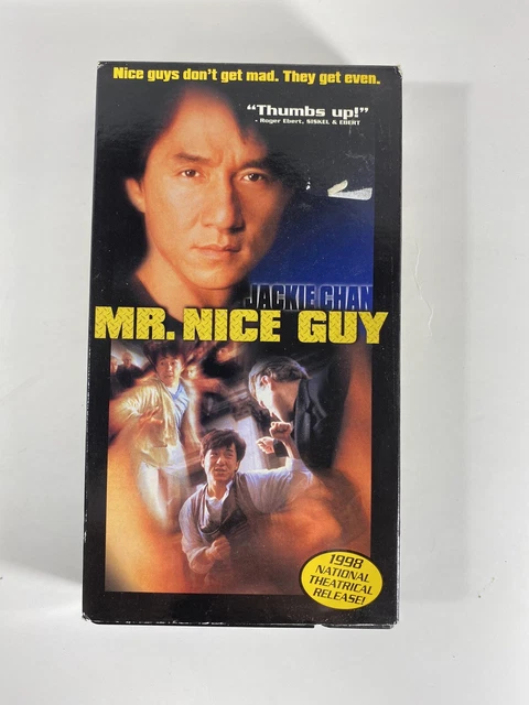 RARE VERSION MR. NICE GUY JACKIE CHAN VHS TAPE 1998 PROMOTIONAL COPY £ ...