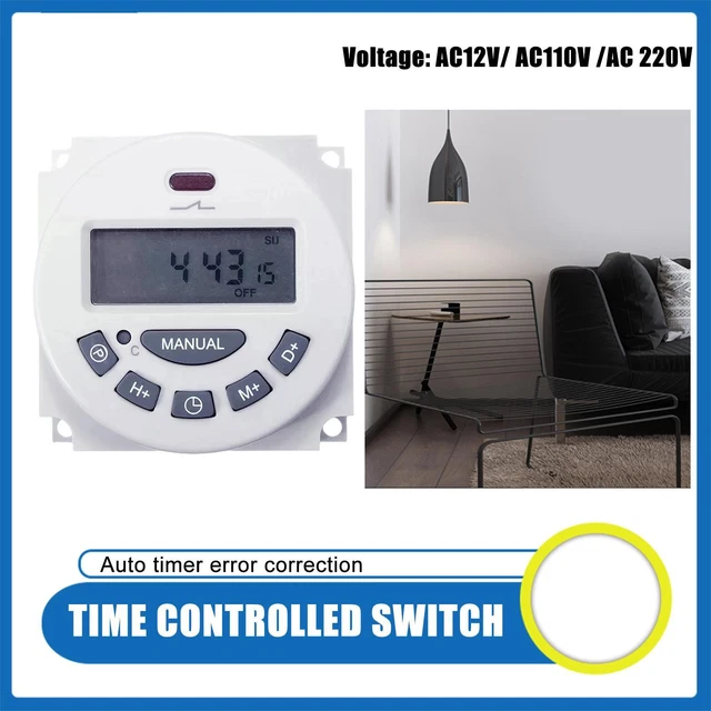 DIGITAL LCD ELECTRIC Programmable Power Clock Timer Switch Relay $12.59 ...