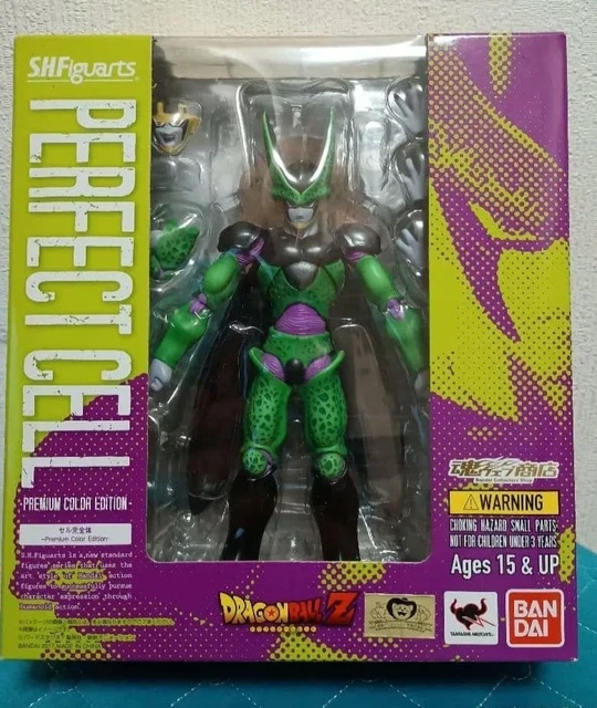 FIGURA BANDAI S.H.FIGUARTS Dragon Ball Z PERFECT CELL Premium Color ...