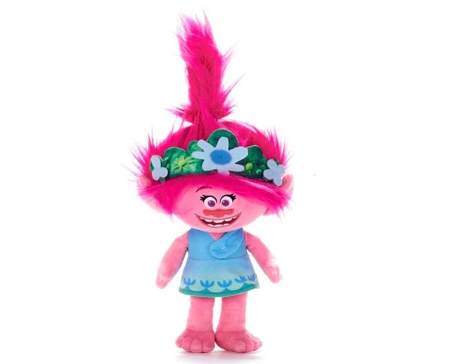 PRINCESS POPPY TROLLS Soft Plush Toy 30 cm Official Film Trolls Pink ...