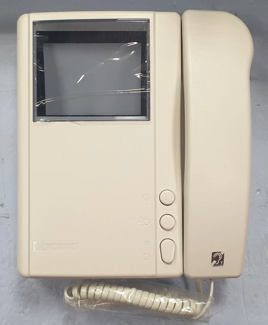 BTICINO TERRANEO VIDEOCITOFONO 344342 Video Citofono Sprint Bianco Con ...
