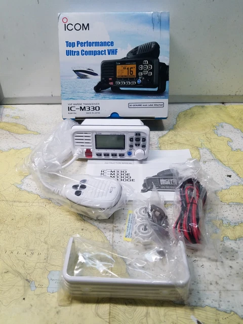 ICOM IC-M330 VHF Marine Transceiver White EUR 195,74 - PicClick FR