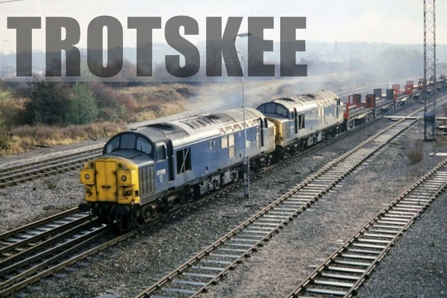 35MM SLIDE BR British Railways Diesel Loco Class 37 37059 Stanton Gate ...
