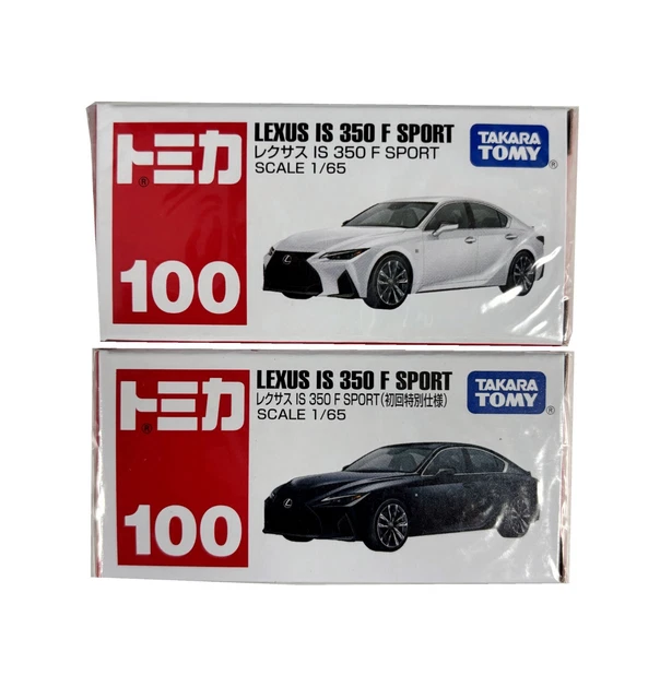 TAKARA TOMY TOMICA NO. 100 Lexus IS 350 F Sport 1/65 Scale Diecast Cars ...