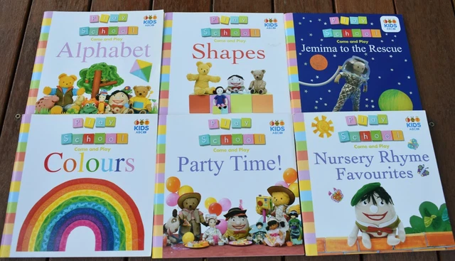BUNDLE 7 X ABC TV PLAYSCHOOL BOOKS - SOME VINTAGE - AT THE BEACH, ON ...