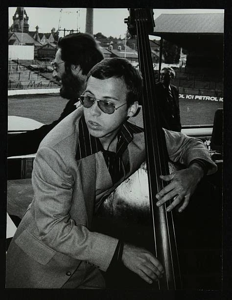 BASSIST MARC JOHNSON And Pianist Bill Evans At Newport Jazz Music Old ...