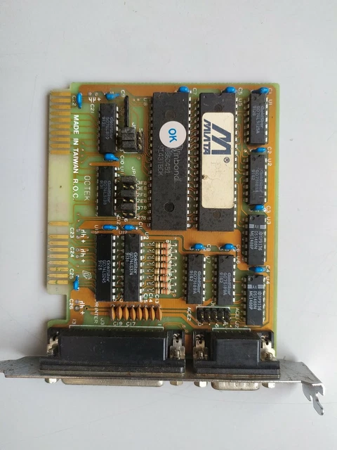 CONTROLADORA PUERTOS SERIE y paralelo ISA 8 bits - IBM PC y XT EUR 29 ...