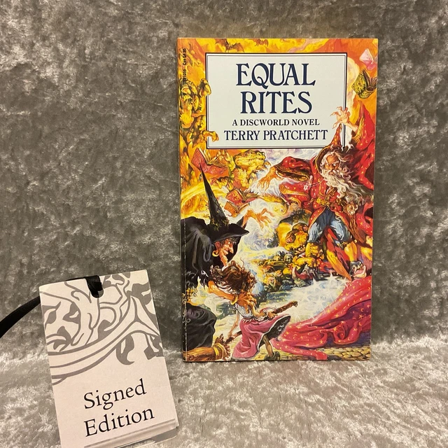 SIGNED TERRY PRATCHETT Equal Rites A Discworld Novel Paperback Book ...