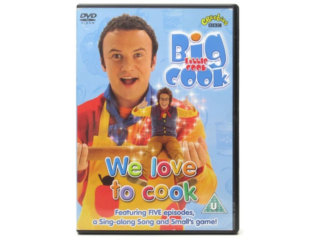 BIG COOK LITTLE Cook DVD We Love to Cook Cbeebies Kids TV Five Episodes ...