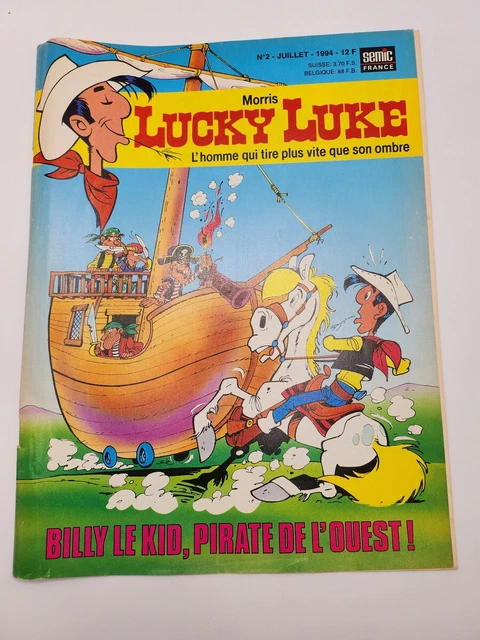 MORRIS LUCKY LUKE SEMIC N° 2 de juillet 1994 avec POSTER EUR 7,00 ...