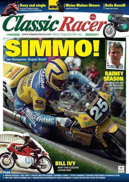 CLASSIC RACER MAGAZINE March/April 2024 Ian Simpson Bill Ivy $22.95 ...