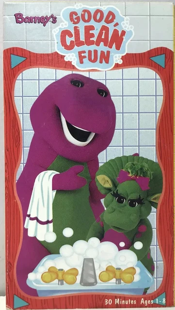 BARNEY & FRIENDS Good Clean Fun! VHS Video Tape BUY 2 GET 1 FREE! PBS ...