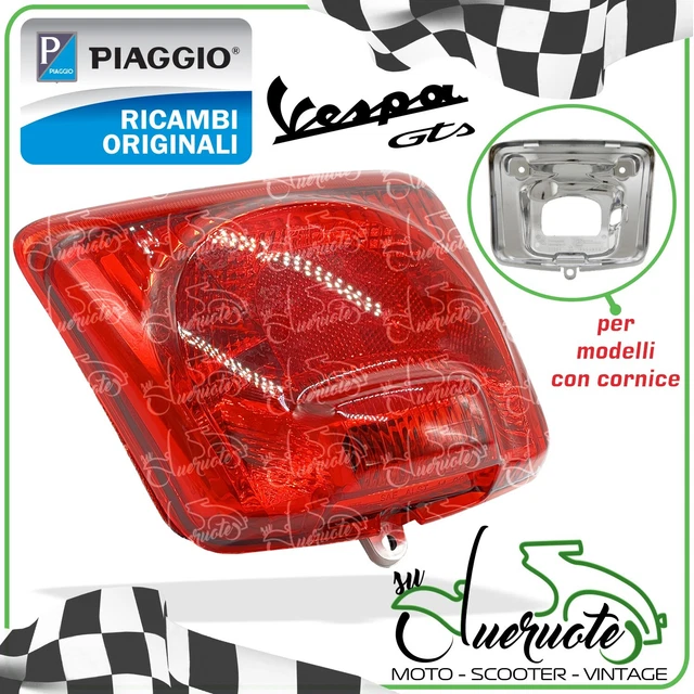 PROJECTEUR PIAGGIO VESPA GTS 125 300 GTV Stop Feu Arrière Original 6 ...