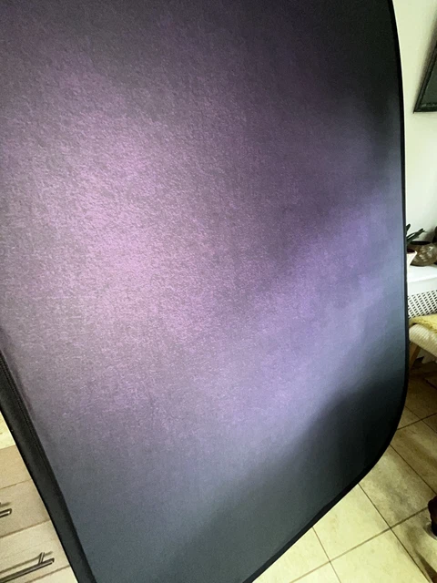 MANFROTTO COLLAPSIBLE 2-SIDED Backdrop 1.5 x 2.1m: Aubergine/Crimson ...