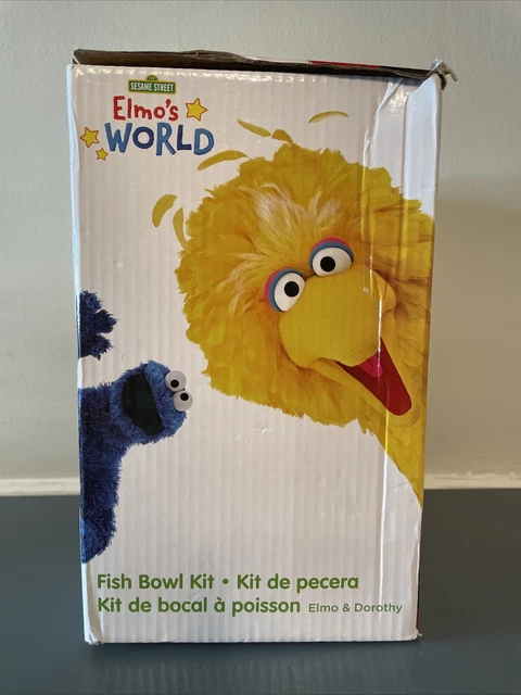 SESAME STREET ELMOS World Aquarium Kit 1.2 Gallon & Elmo Fish Tank ...