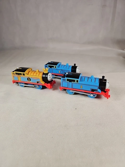 THOMAS AND FRIENDS Trackmaster 3 Motorised Thomas The Tank Engine Train ...