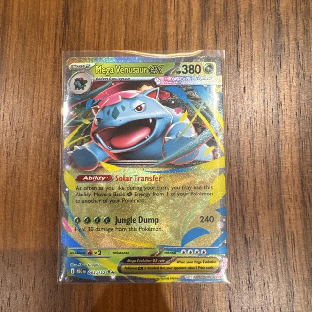 2025 POKEMON MEGA Evolutions Mega Venusaur ex 003/132 £1.11 - PicClick UK